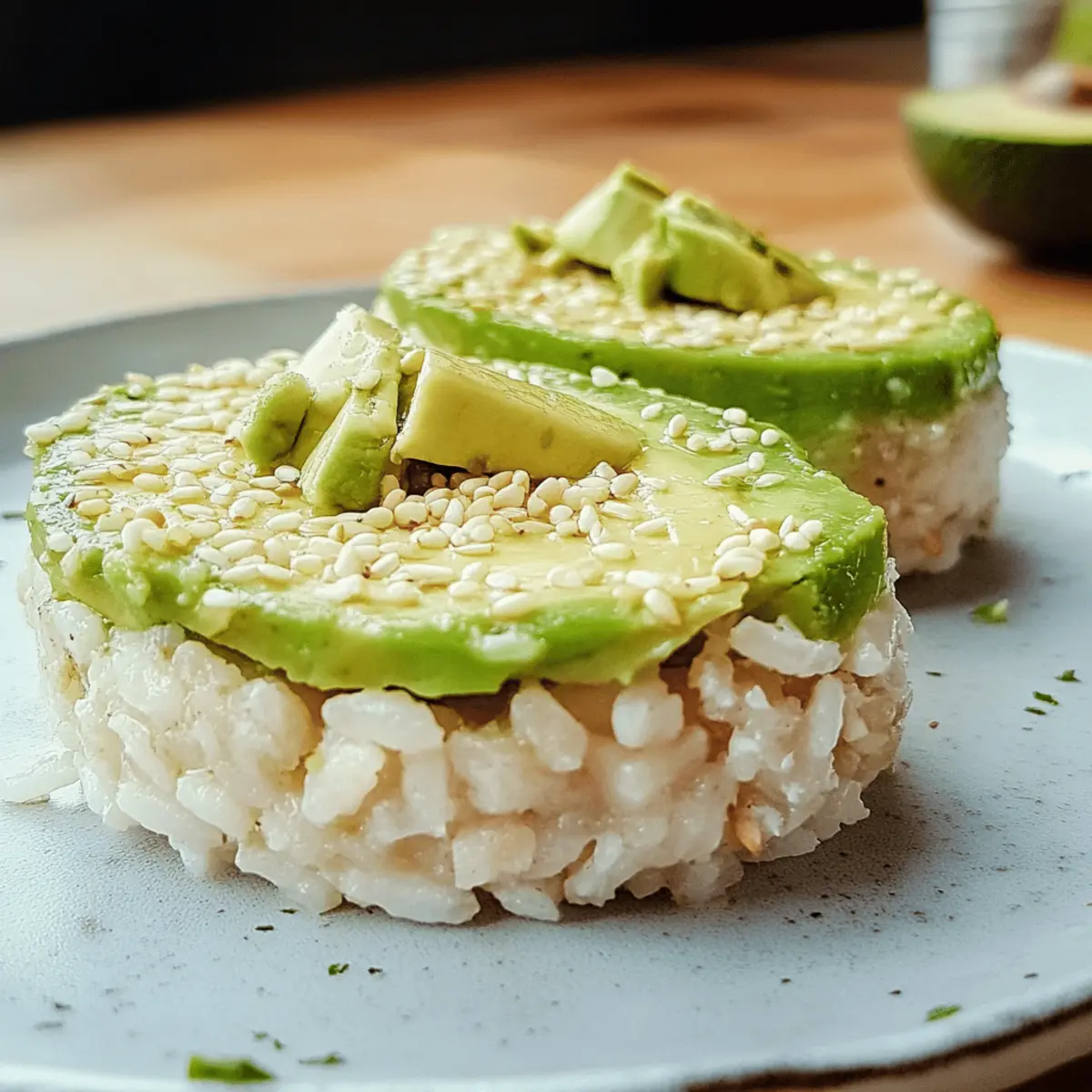 Irresistible Avocado Rice Cakes: Easy, Guilt-Free Crispy Snack