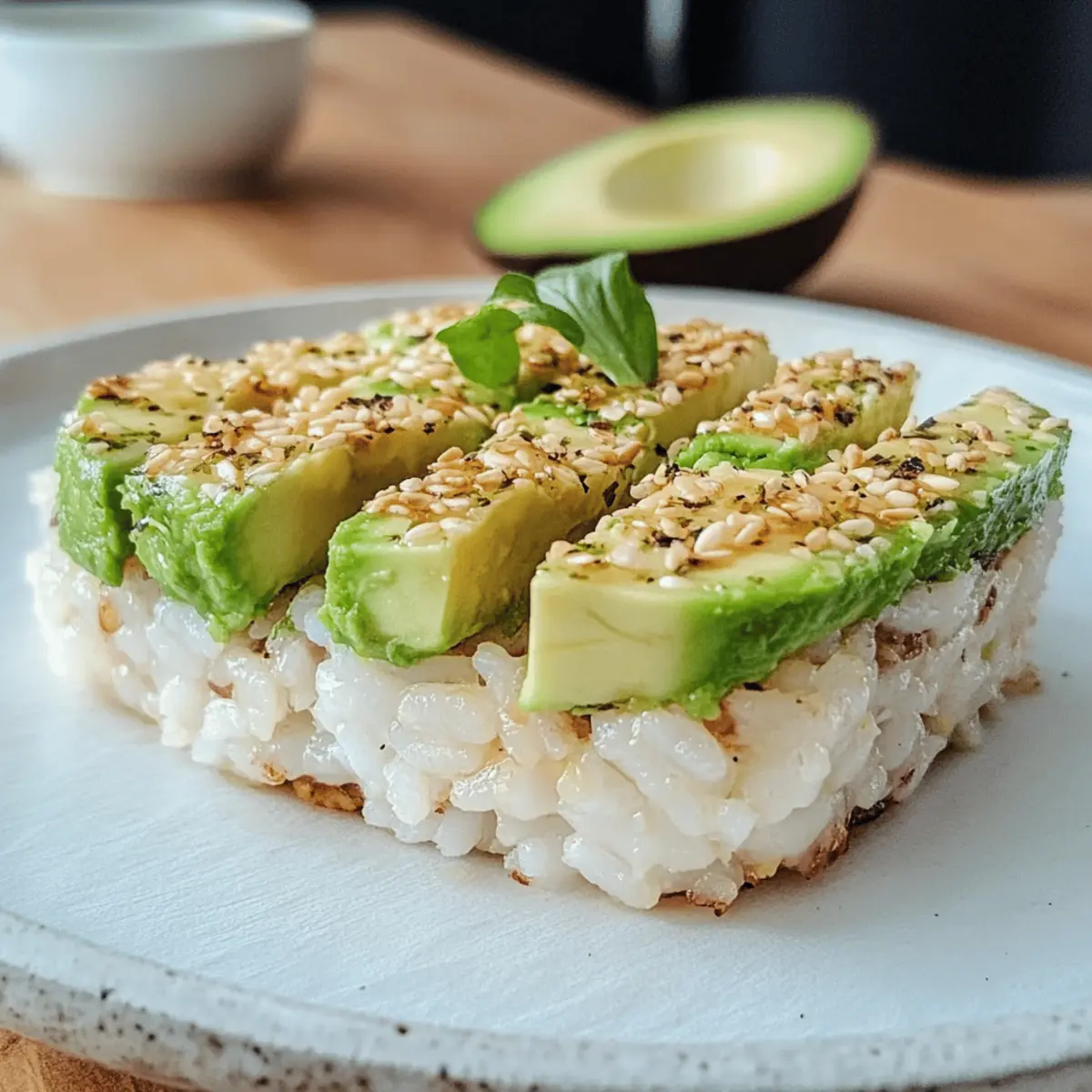 Irresistible Avocado Rice Cakes: Easy, Guilt-Free Crispy Snack