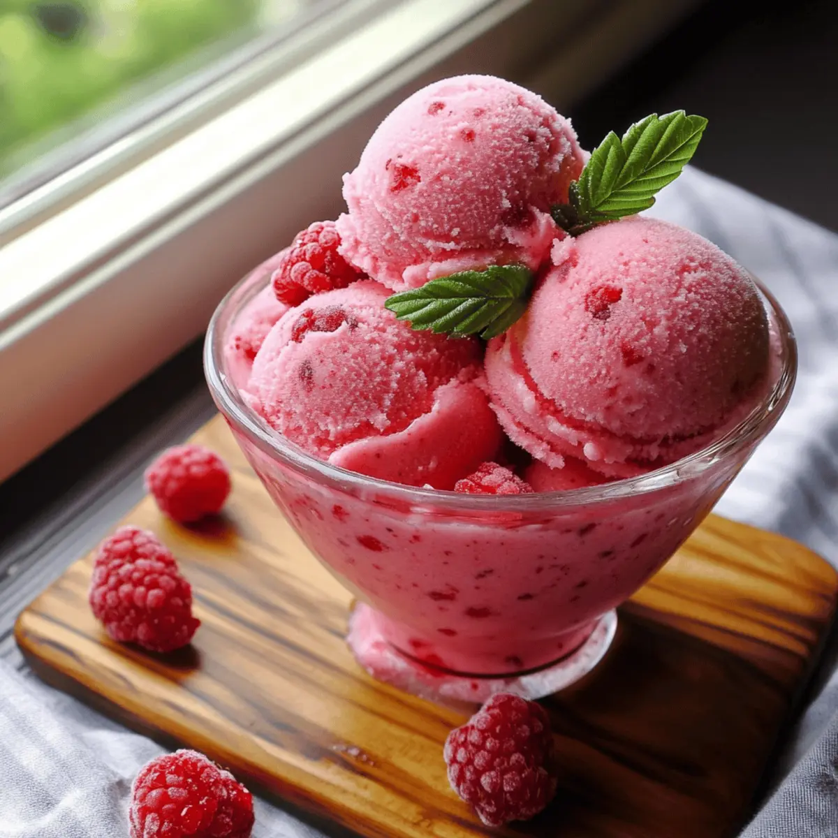 Easy Raspberry Sorbet: The Ultimate Delicious Velvety Treat