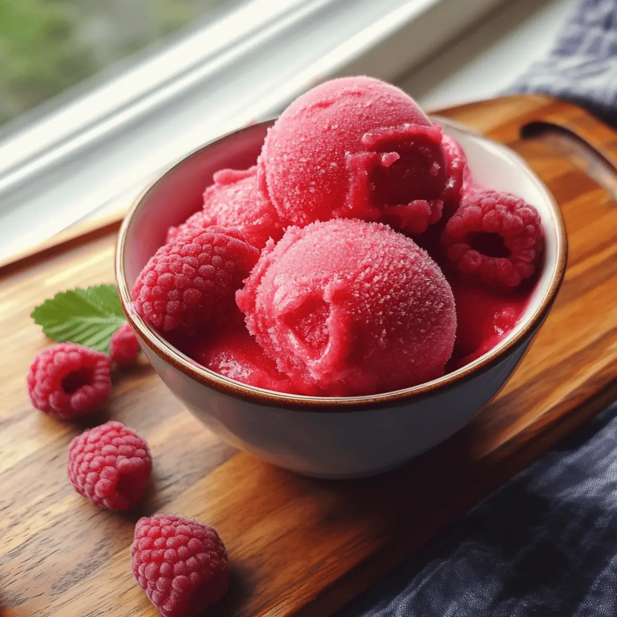 Easy Raspberry Sorbet: The Ultimate Delicious Velvety Treat