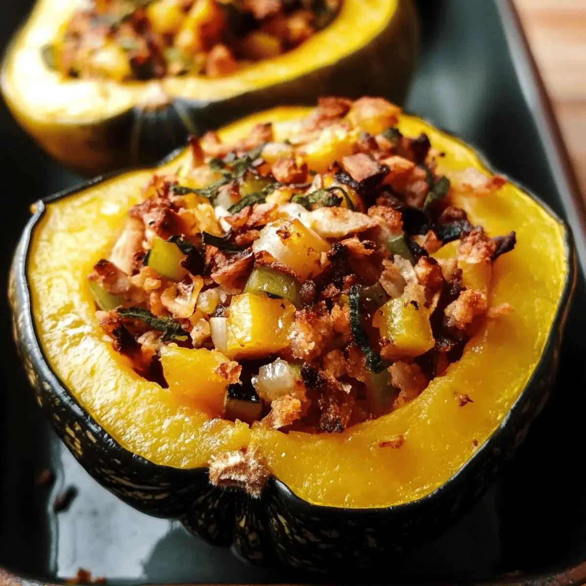Ultimate Comforting Crispy Stuffed Acorn Squash Recipe