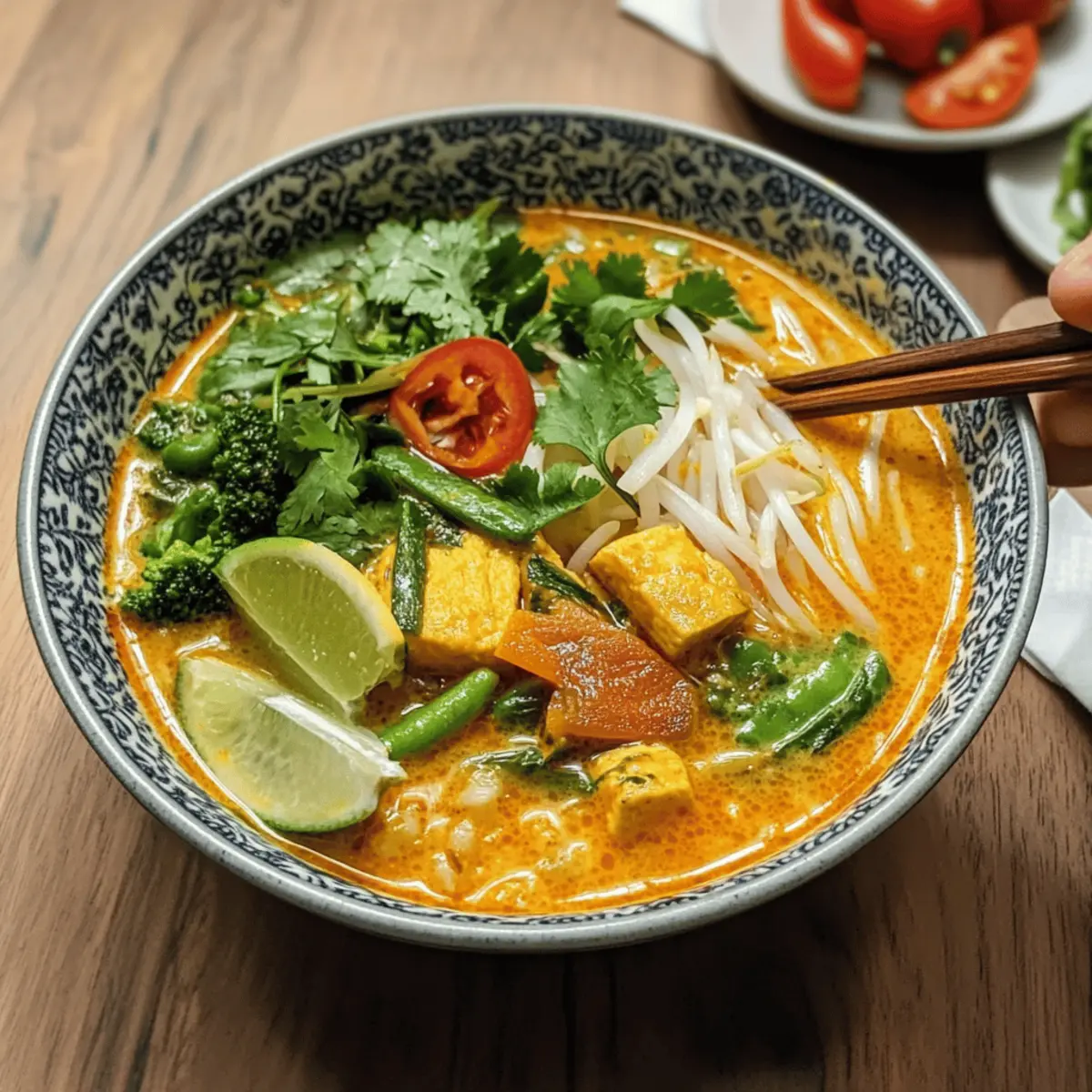 Irresistible Creamy Vegetable Laksa: A Comforting Flavor Burst