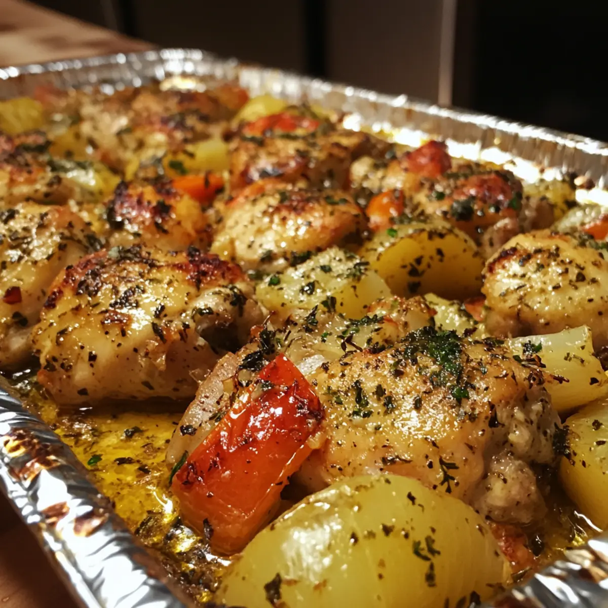 Easy Garlic Butter Chicken Sheet Pan for Delicious Juicy Flavor