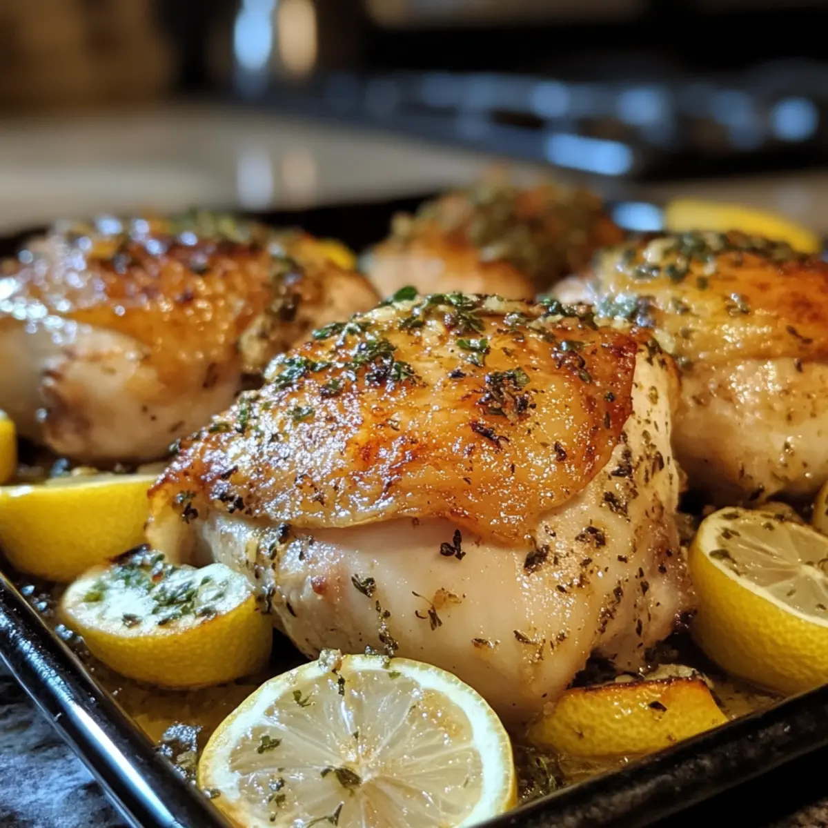 Ultimate Delicious Lemon Garlic Chicken Thigh Roast You’ll Crave