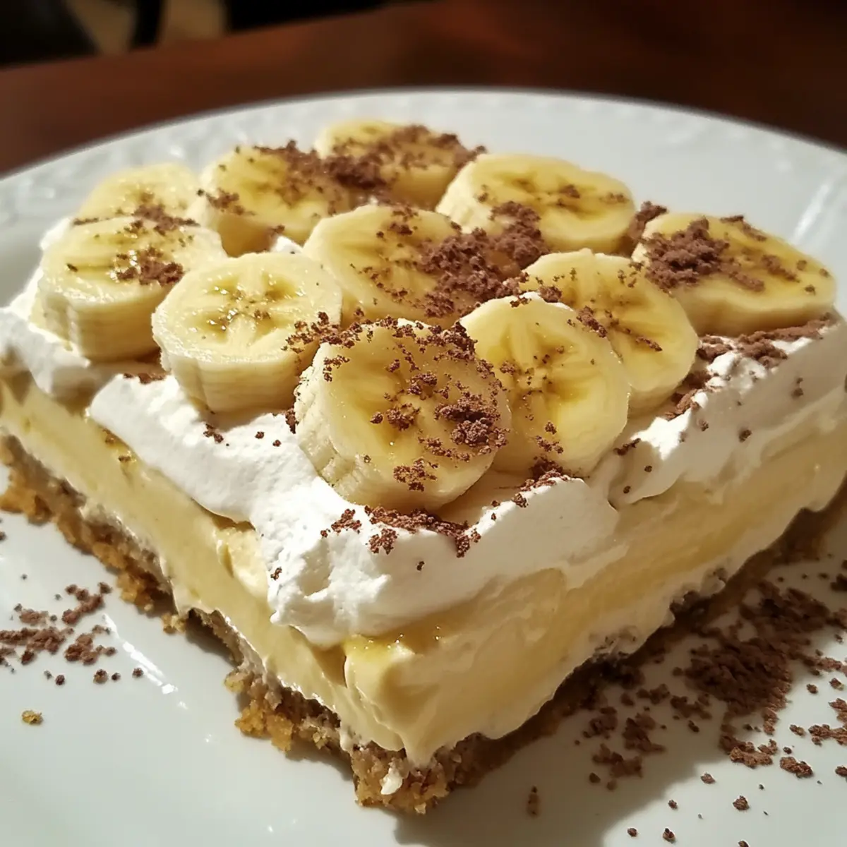 Irresistible No Bake Banana Cream Dessert: Delicious Creamy Bite
